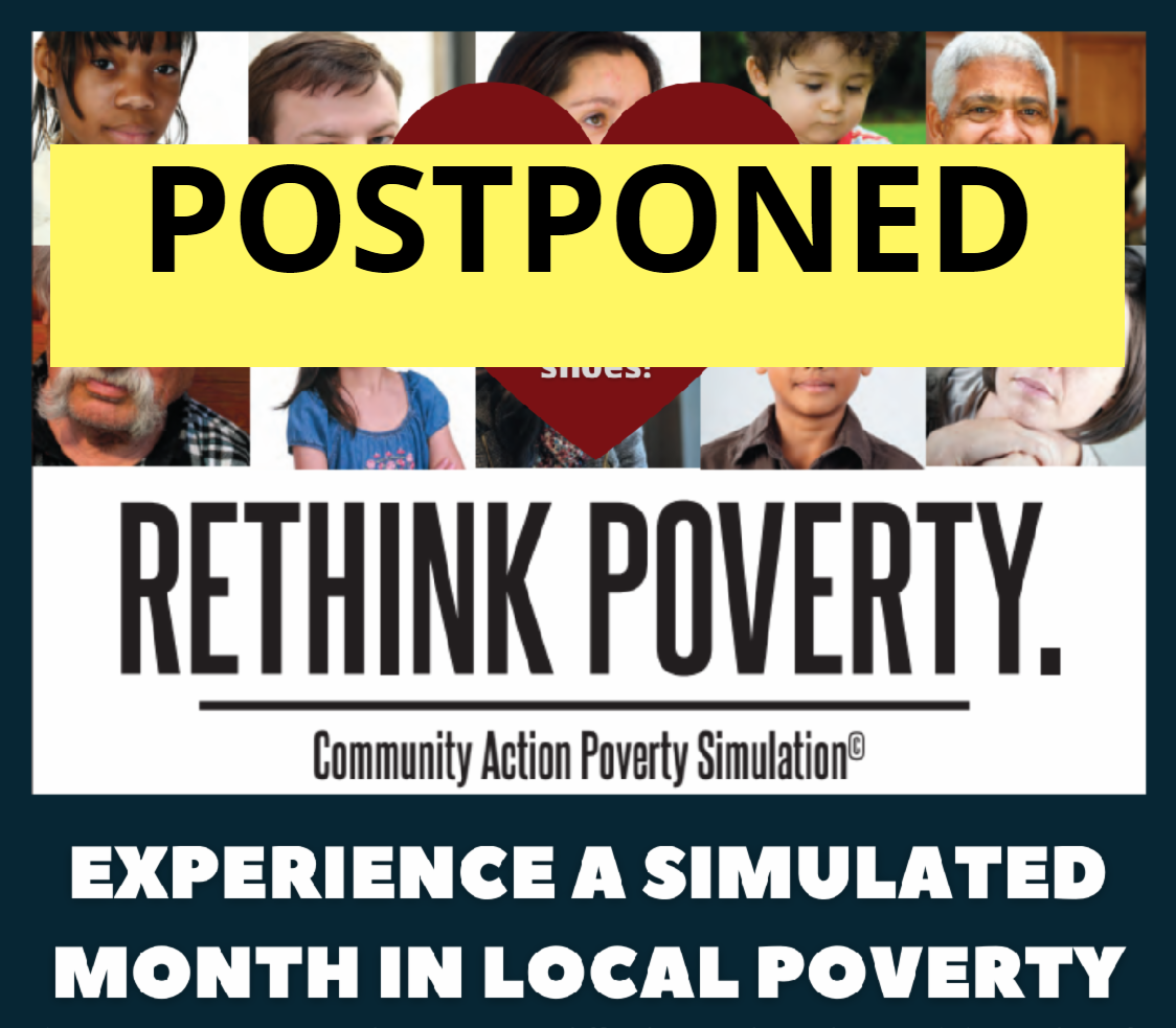 Poverty Simulation Cancelled - Common Heart
